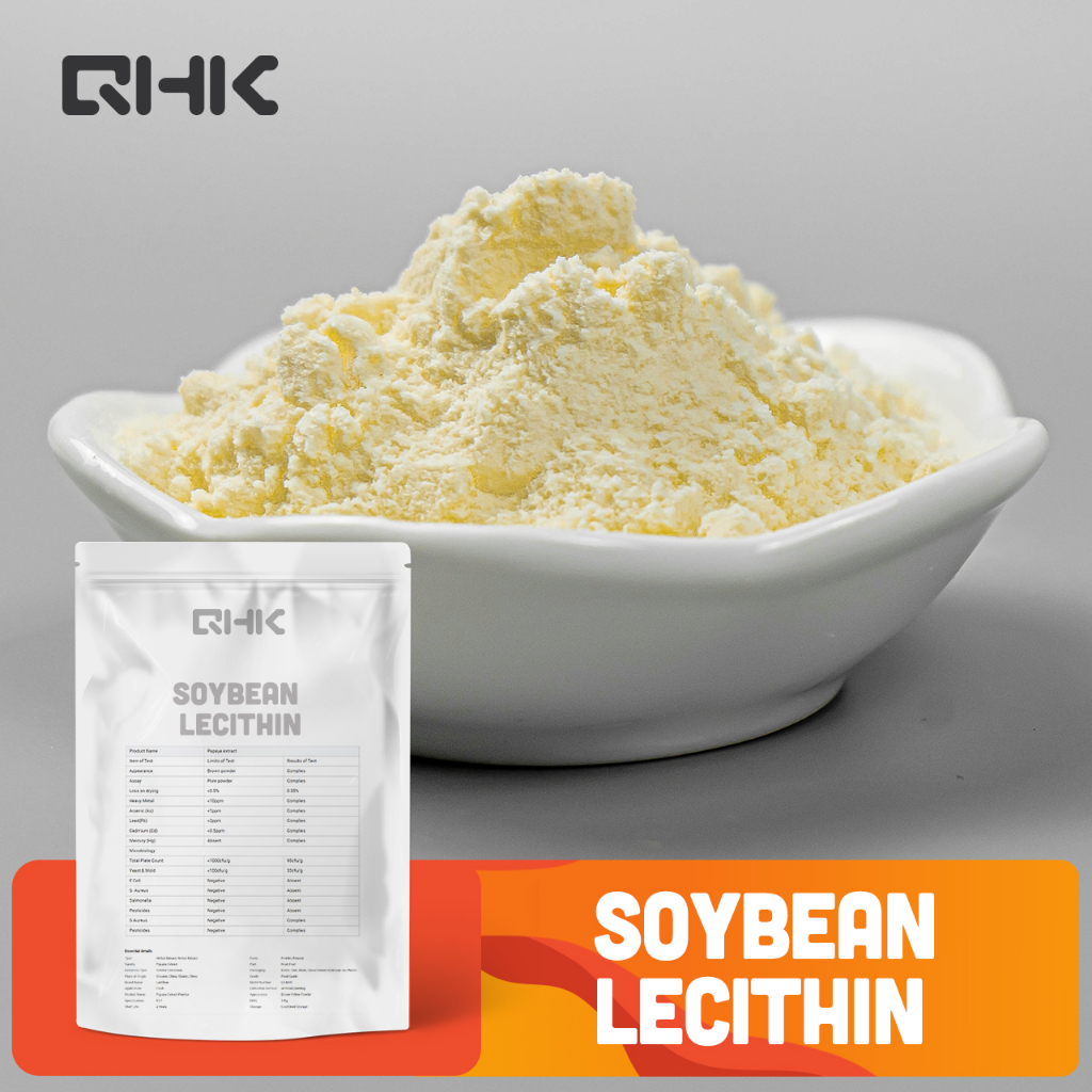 China Factory Price Pure Soy bean Extract Powder Soya Lecithin 50% ...