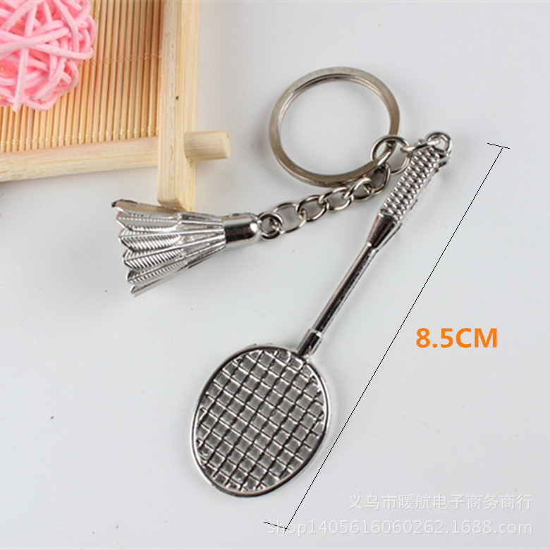 Creative Badminton Racket Keychain Badminton Keychain Simulation ...