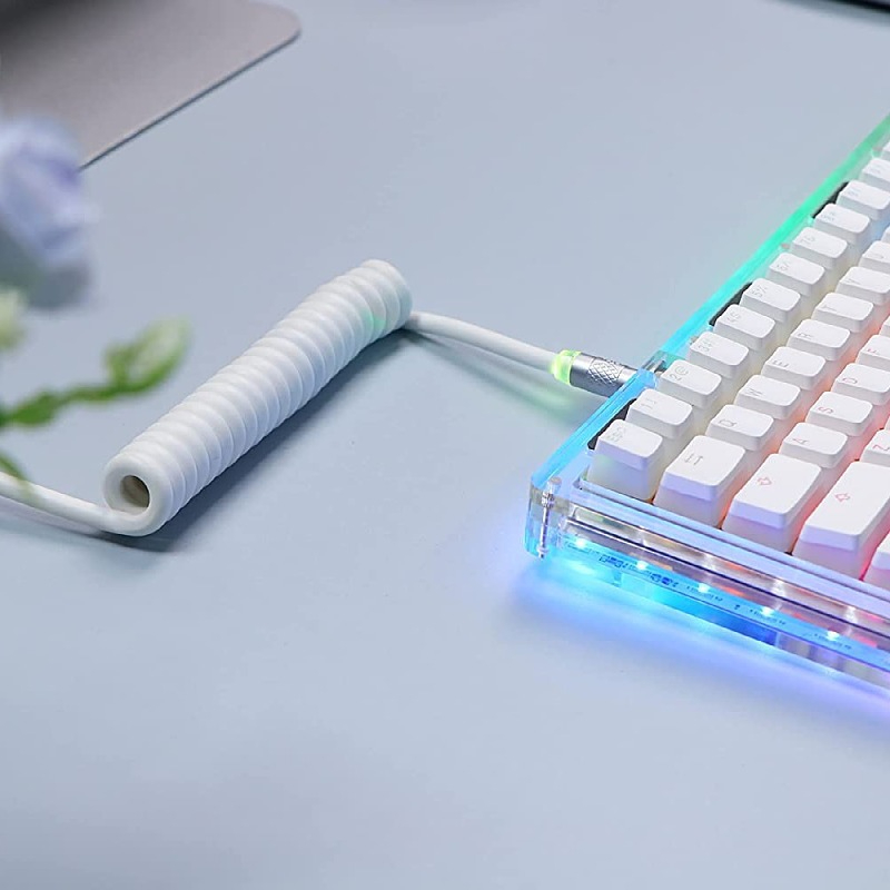 Aerospace Reel Keyboard Aviation Plug-In Cable TYPE-C Zinc Alloy Head ...