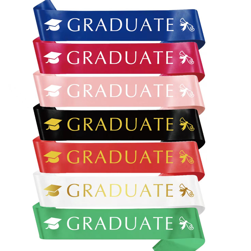 【New Design】 Graduate Sash Graduate Party Supplies | Shopee Philippines