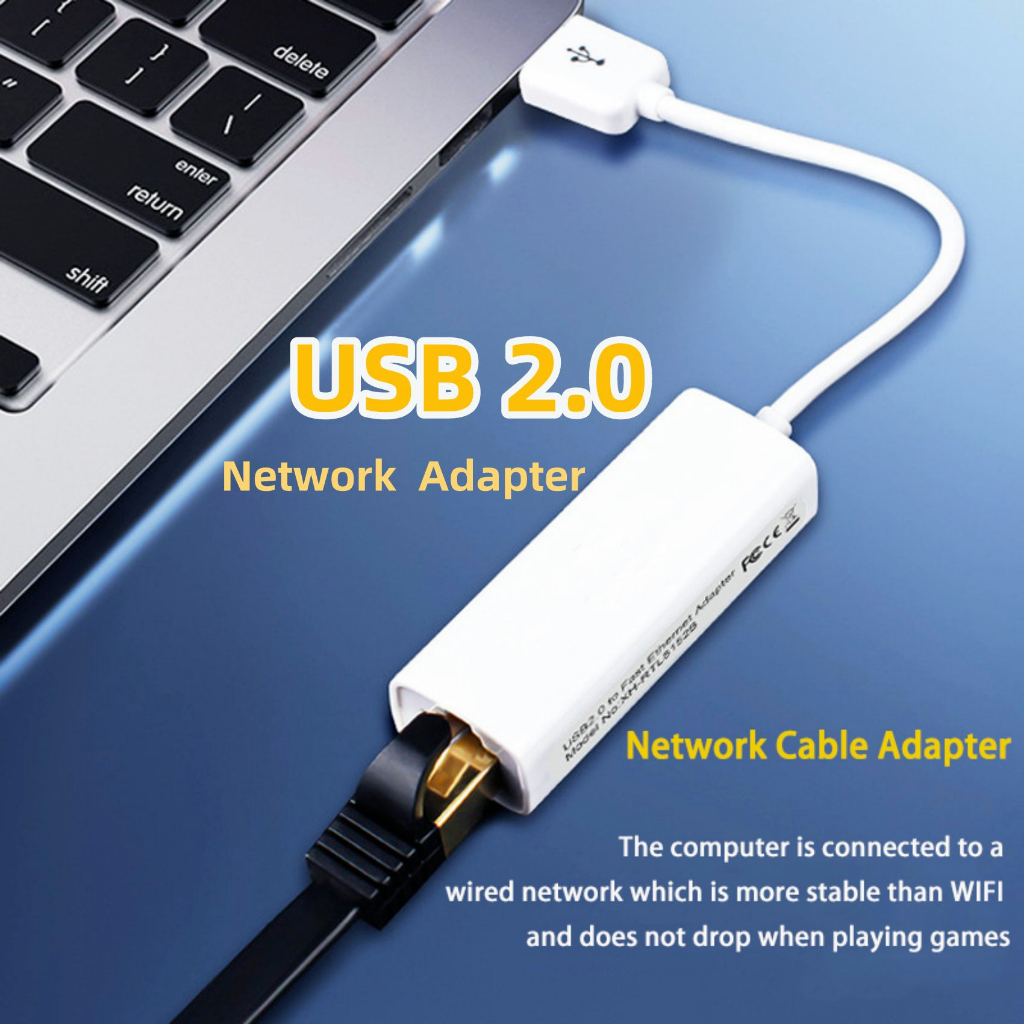 USB to RJ45 Adapter | USB2.0 Ethernet Port Expansion Adapter /RJ45 ...