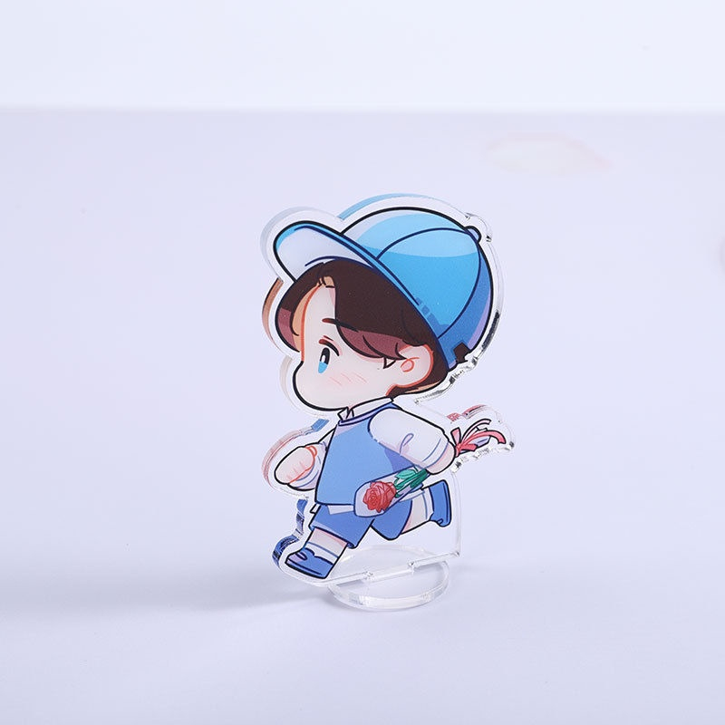 【Custom】Acrylic Keychain Standee stand Keyring key chain string Badges ...