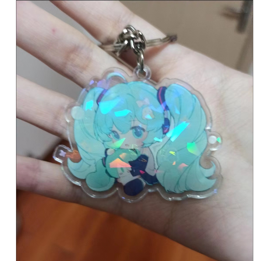 【Custom】Acrylic Keychain Standee stand Keyring key chain string Badges ...