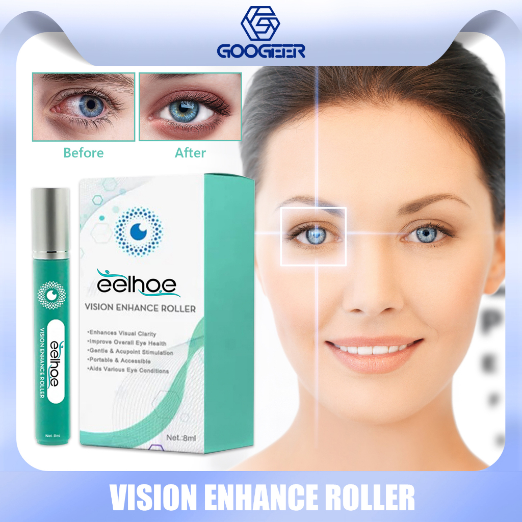 EELHOE Vision Enhance Roller Improve Eye Relieve Help Sleeping Focus On Eye Health Eye Cream ...