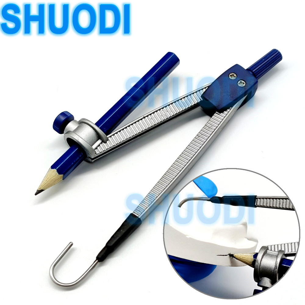 1 piece Dental Profile Measuring Compass Denture Model Analysis ...