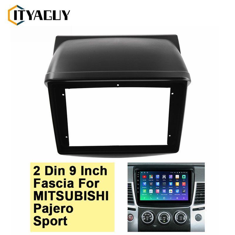9 Inch Radio Frame 2din Head Unit Fascia Stereo Panel Car Player Dash ...