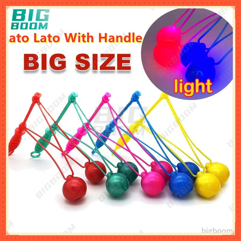 3.4cm BIG SIZE lato lato toys with handle/ old school toy latto latto ...