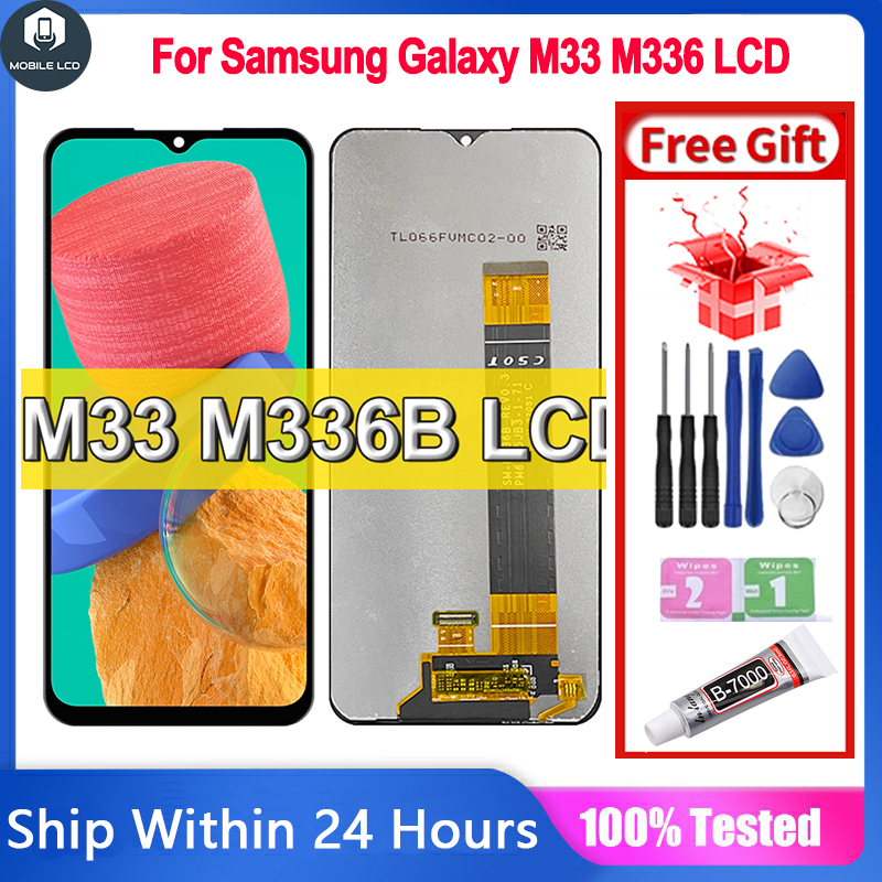 LCD Compatible For Samsung Galaxy M33 M336 M336B M336B/DS LCD Screen ...