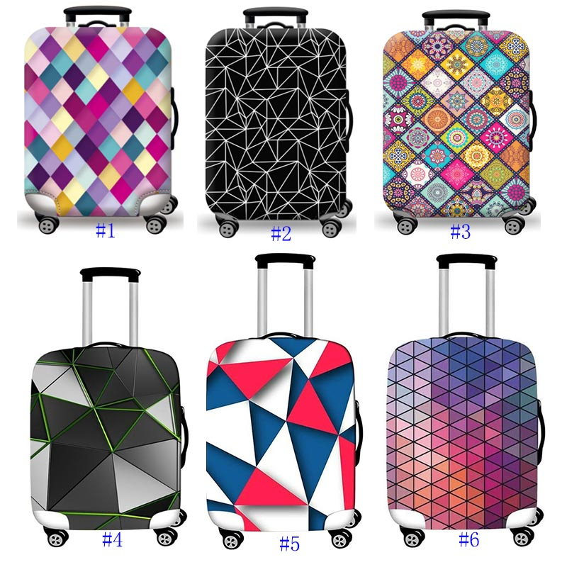 Rhombus Ready Stock Luggage Protector Cover Suitcase Cover Thick Fabric ...