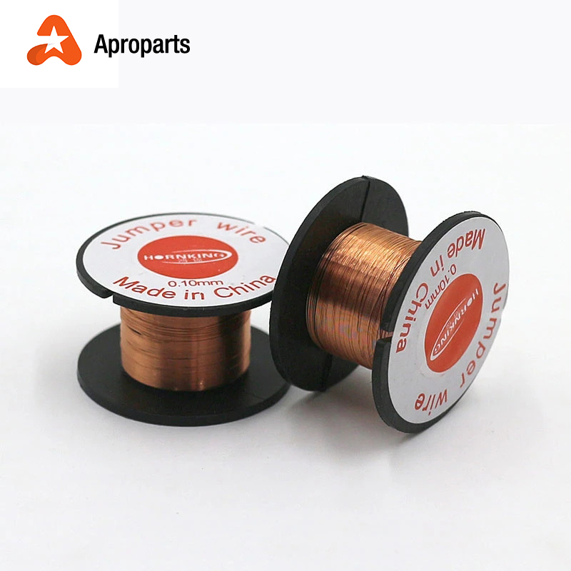 0.1mm 6M Jumper Wire Copper Enameled Reel Wire Soldering Maintenance ...