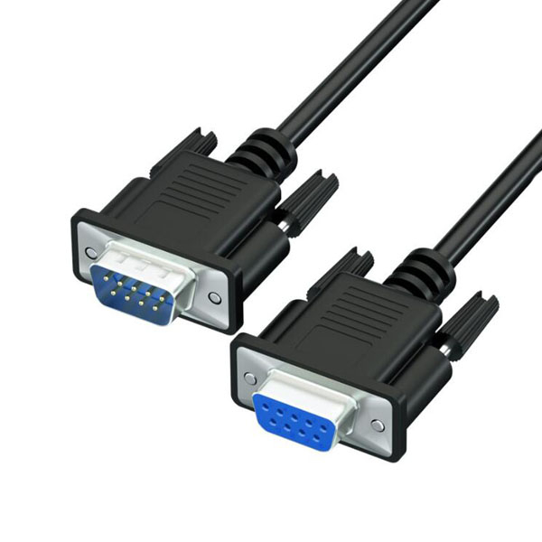 DB9/COM Serial Cable RS232 Connection Cord Male to Female 9pin Direct ...