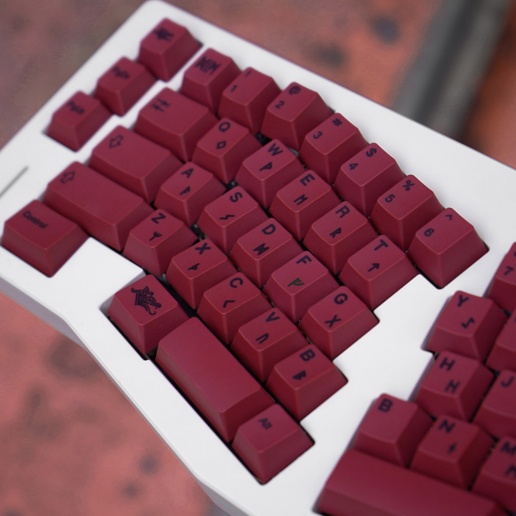 Blot Red Keycaps PBT Dye-sub Cherry Profile Keycap Custom Keycaps ...