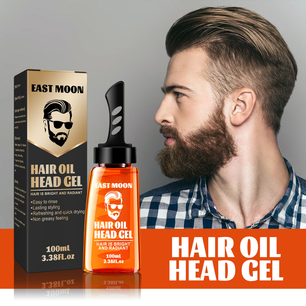 100ml Men's hair wax comb Men Oil Head Hair Cream Wax Gel With Comb ...