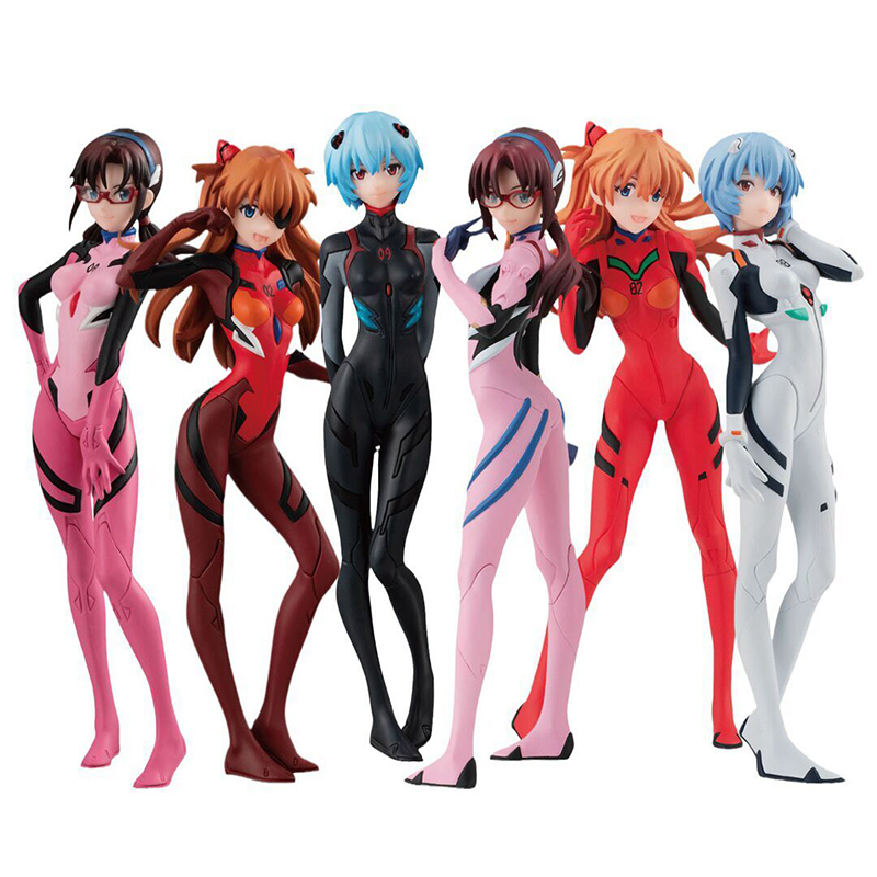3 pieces EVA Rebuild of Evangelion Figures Mari Illustrious Ayanami Rei ...