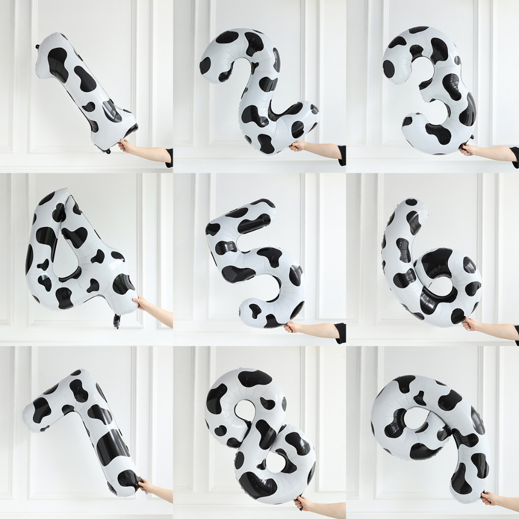 New 40 inch Cow Digital Balloon Aluminum Film Balloon Adult and ...