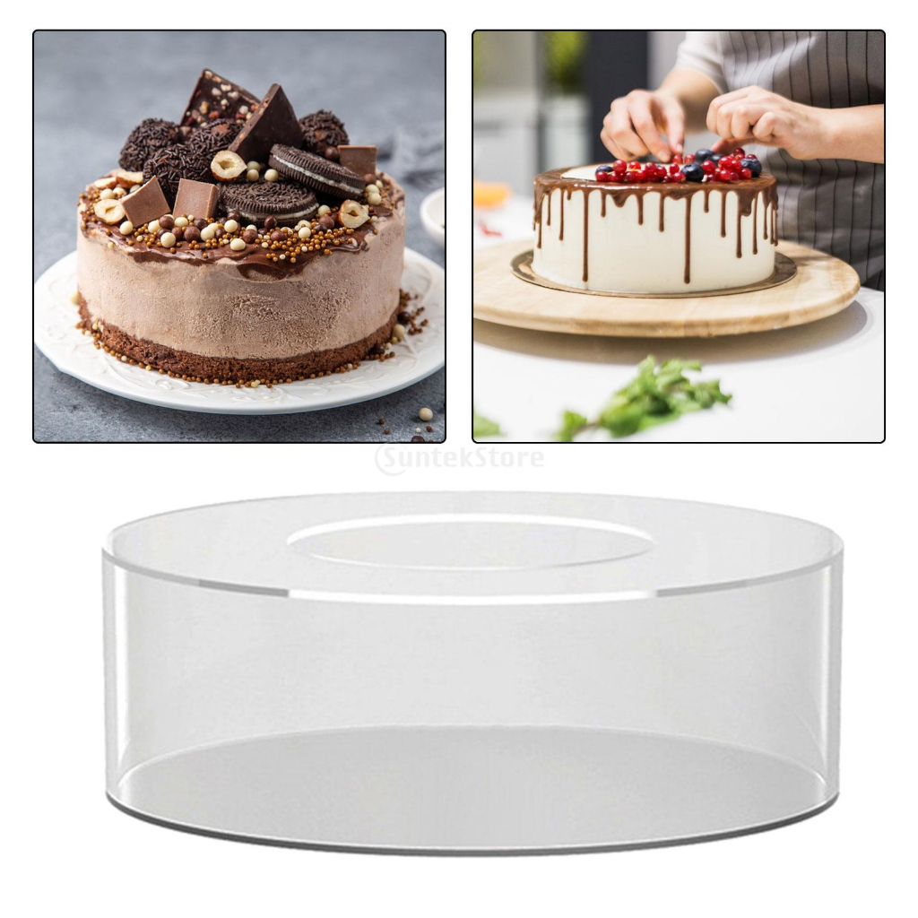 [Vaveren] Clear Acrylic Fillable Cake Stand, Cake Tier, Flower ...