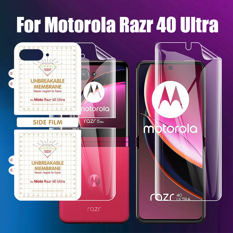 Hydrogel Film For Motorola Razr 60 Ultra/50 Ultra/Moto Razr 40 Ultra ...