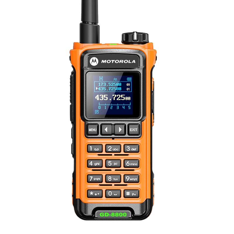 Motorola GD8800 Two Way Sport Radio Portable Walkie Talkie UHF/VHF Dual ...