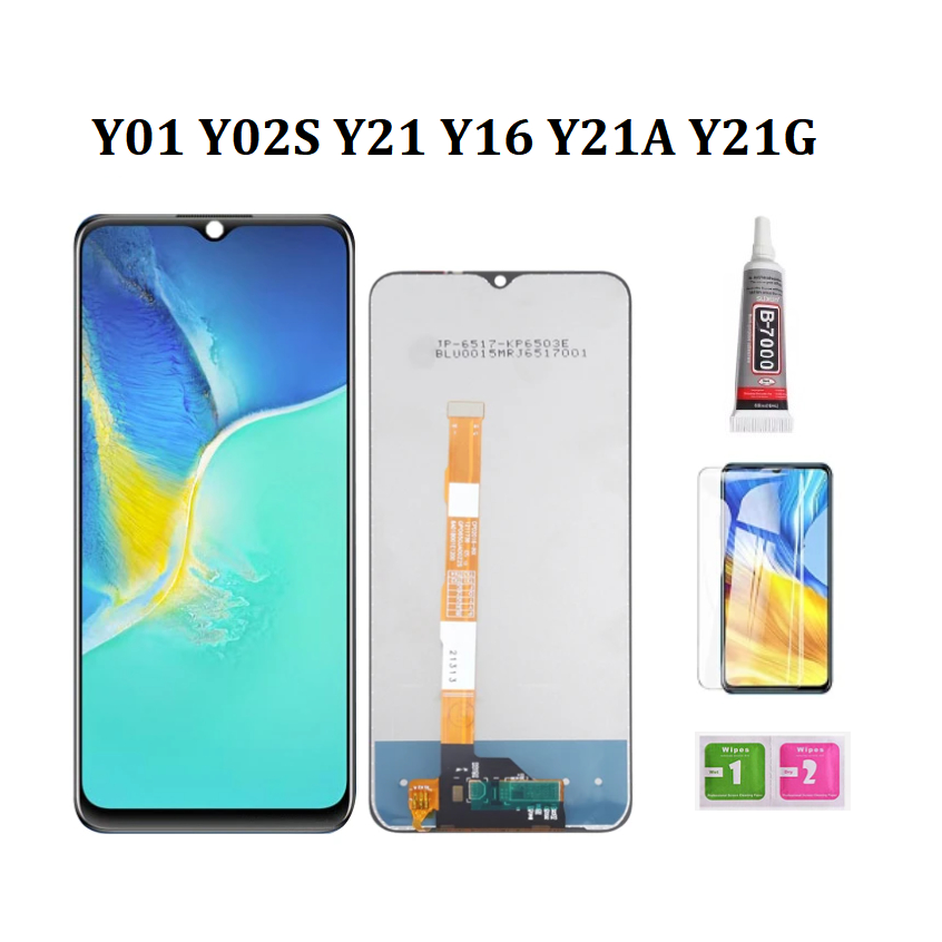 Original LCD For VIVO Y01 02S Y16 Y21 Y21S Y21A Y21G LCD Display with ...