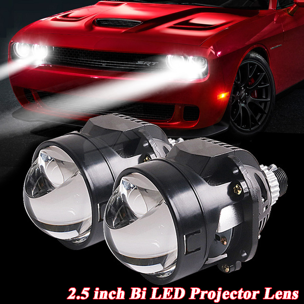 88W 2.5 Inch Bi LED Projector Hyperboloid LED Modules Car Lights Matrix ...