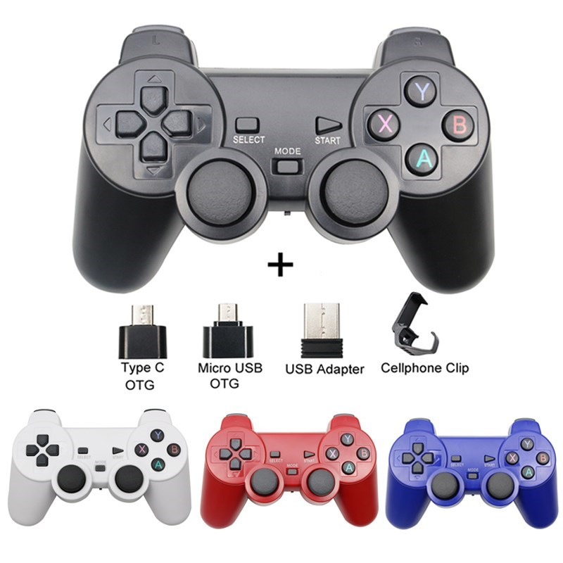 2.4G Wireless Gamepad For Android Phone/PC/PS3/TV Box Joystick Game USB ...