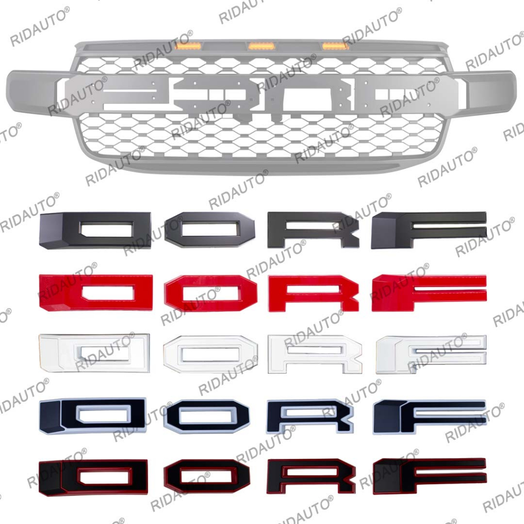 4 Letter Fit For FORD RANGER 2022-2023 T9 WILDTRAK SPORT XLT Raptor ...
