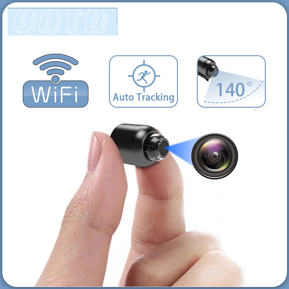 STR 4K 8MP Spy Camera Hidden Super Mini CCTV Wireless 140 Degree Wide ...
