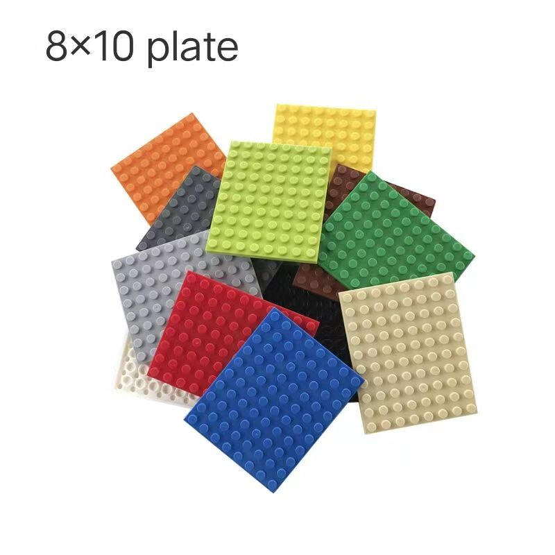 Diy Building Block Small Base Plate 8x10 Parts MOC Small Particle Basic ...