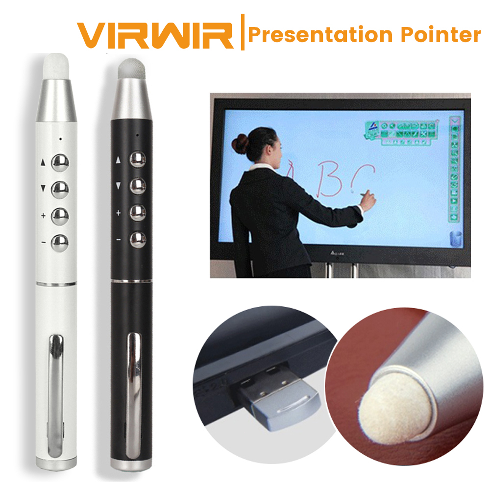 2.4GHz Wireless USB Powerpoint Presentation Clicker + White Board ...