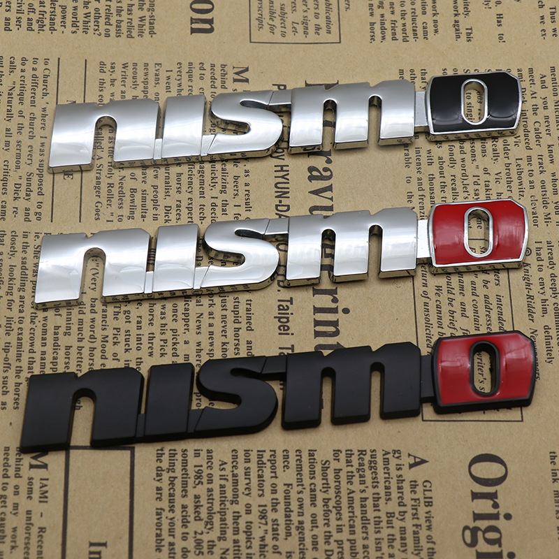 1 Piece For Nismo Logo Metal Car Sticker Emblem Badge Body Sticker Auto ...