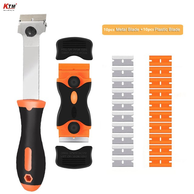 KTM Multi-Purpose Mini Razor Blade Scraper Set Cleaning Tool for ...