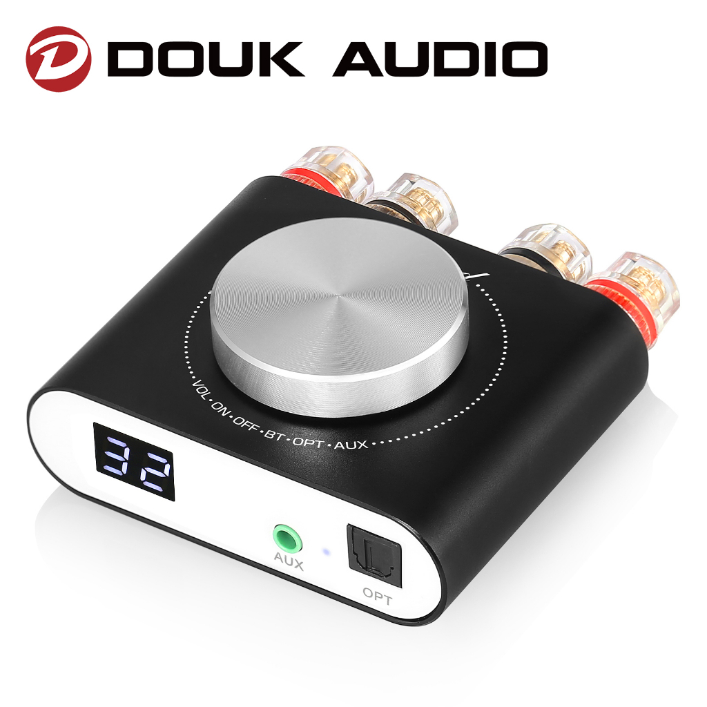 Douk Audio Q10 HiFi Digital Amplifier Bluetooth 5.0 Receiver Mini AUX ...