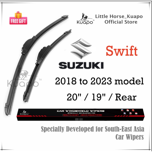 2019 - 2024 Suzuki Swift Wiper Blade for Hatchback HB Car Window Wipers Set (silicone banana ...