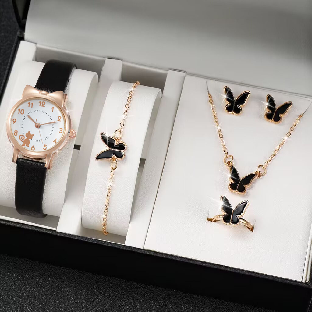 Korean Version of The Sweet Girl Kids Watch Fashion Golden Shell ...