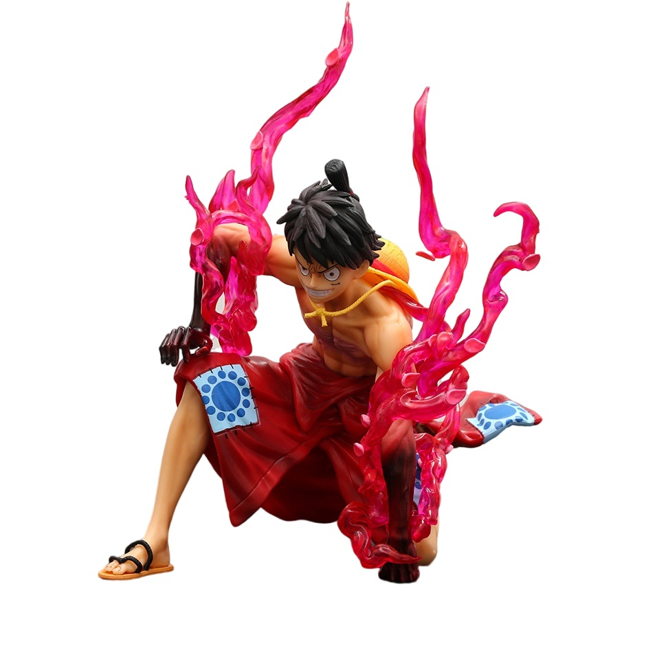 20cm One Piece Figure Figurine Wano Monkey D Luffy Model Figura Doll ...