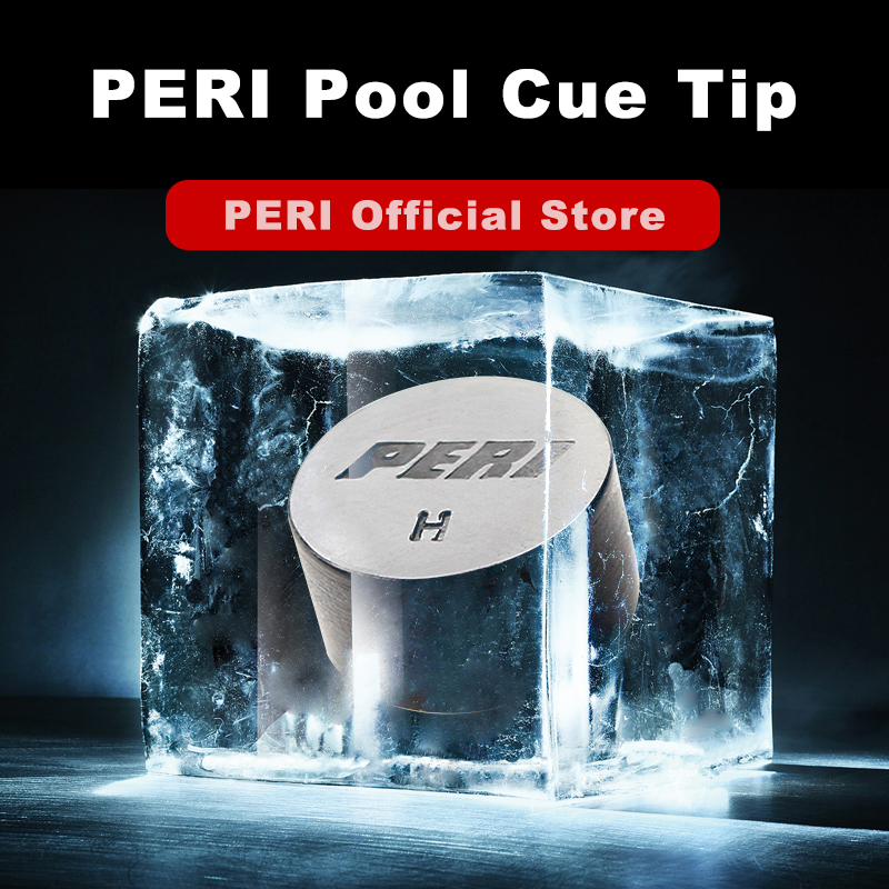 PERI Pool Billiards Cue 14mm Tip Black Ice Tip Billiard Accessories for ...