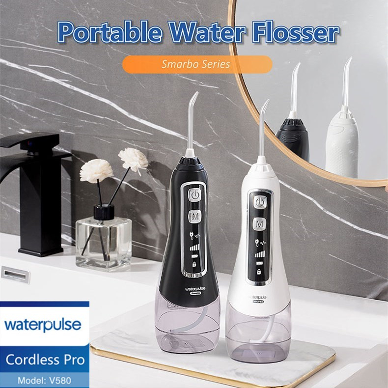 Waterpulse V580 Portable Oral Irrigator Rechargeable Water Flosser ...