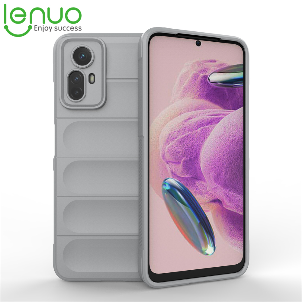 Lenuo Solid Color Silicone Soft Phone Case For Xiaomi Redmi Note 12S 12 ...