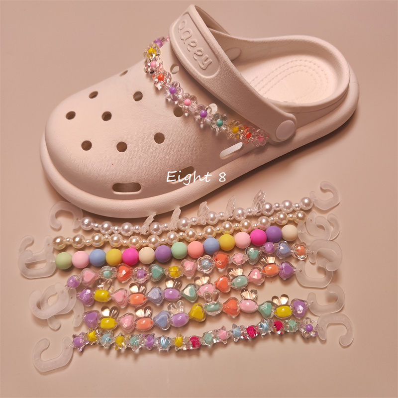 1PC Colorful Flower Star Beads Crocs Jibbitz Shoe Decoration jibz Shoe ...