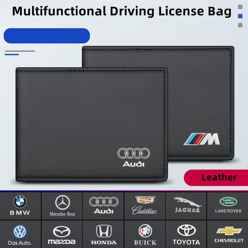 Leather driver's license Bag Motor vehicle driving license wallet ...