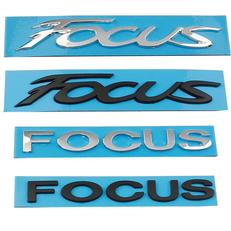 Ford Focus 05-18 model car trunk logo FOCUS Ford emblem sticker ...