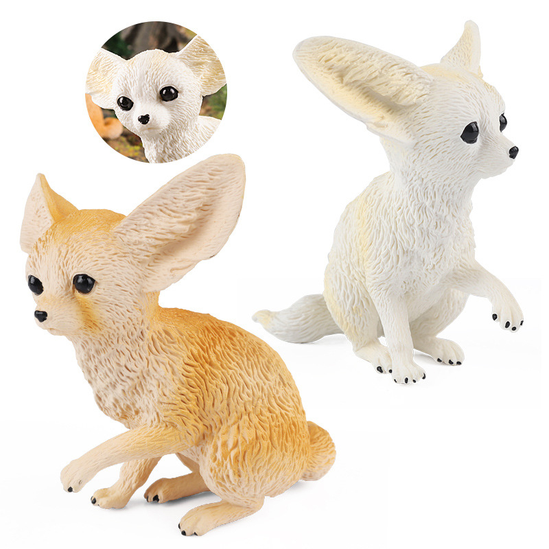 desert animal fennec fox vulpes zerda model children cognitive toys ...