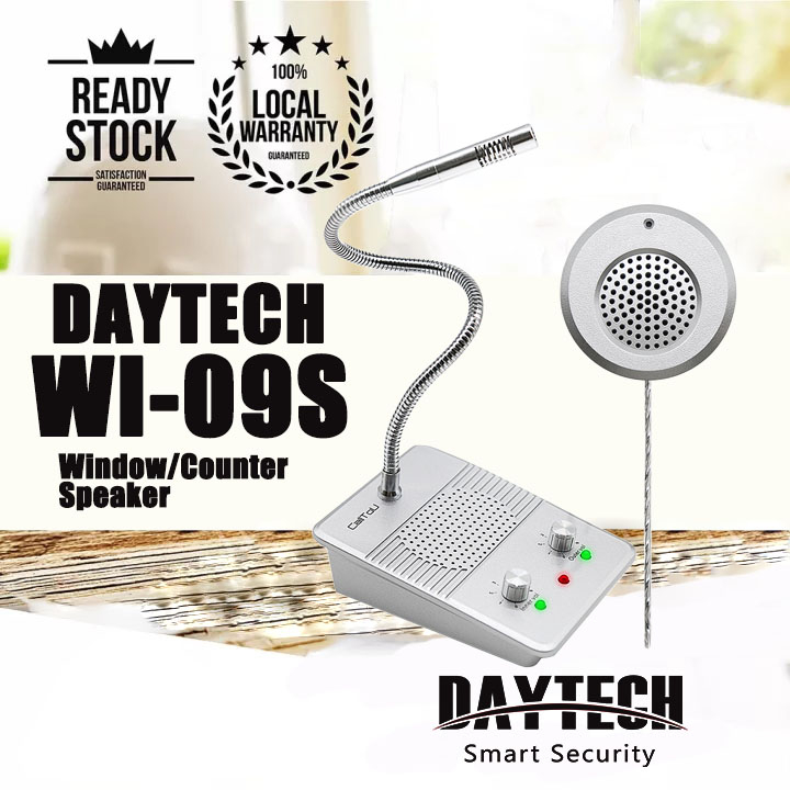 DAYTECH Window Speaker Intercom System Anti-Interference Dual-Way ... DAYTECH Window Speaker Intercom System Anti-Interference Dual-Way ...