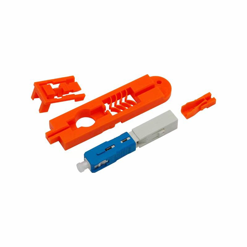 Fiber Optic SC PC/APC Fast Connector with Length Tool FTTH Quick Fast ...