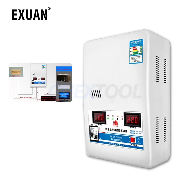 15KW Automatic Voltage Regulator Household High Power 220v Air ...