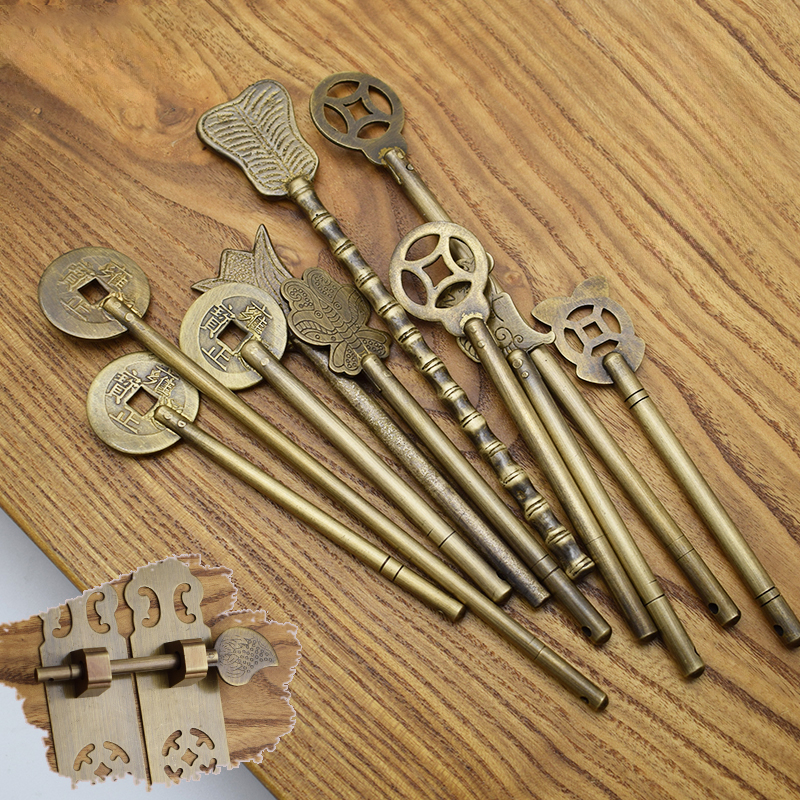 One Piece Latch Locking Pin Straight Lock Bolt Chinese Furniture ...
