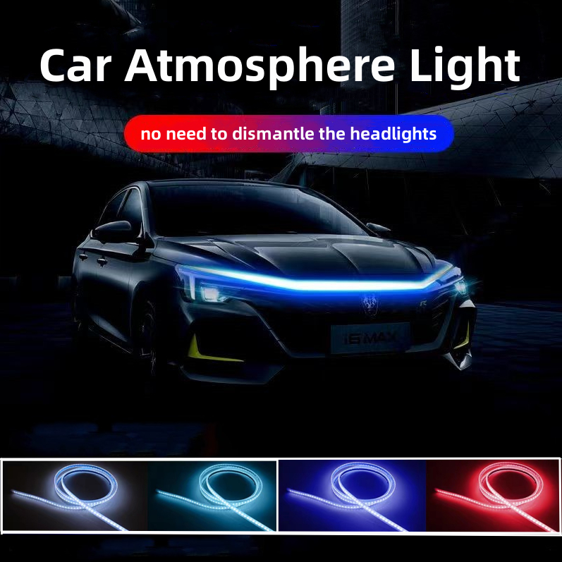 Car LED Daytime Running Light For Hood Strip Universal Decoration ...