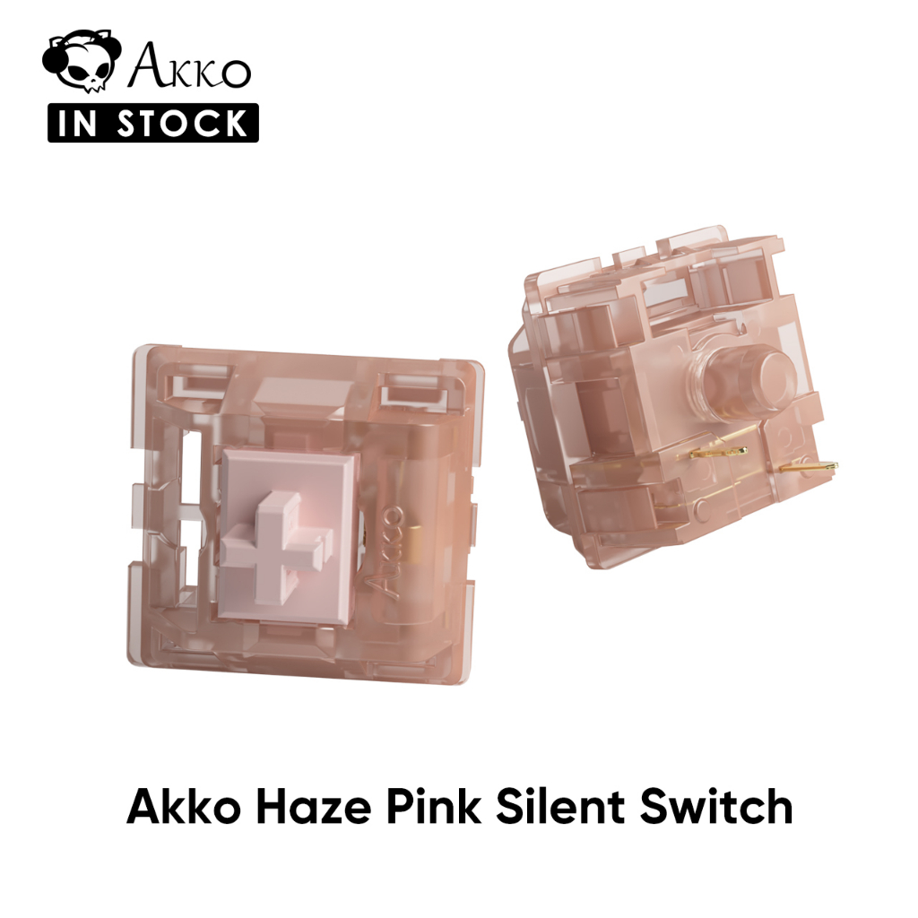 Akko Haze Pink Switches for MX Mechanical Keyboard 2 Pack 90pcs ...