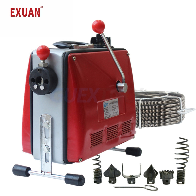 Electric Pipe Dredging Machine Professional Sewer Dredging Tool Fully ...