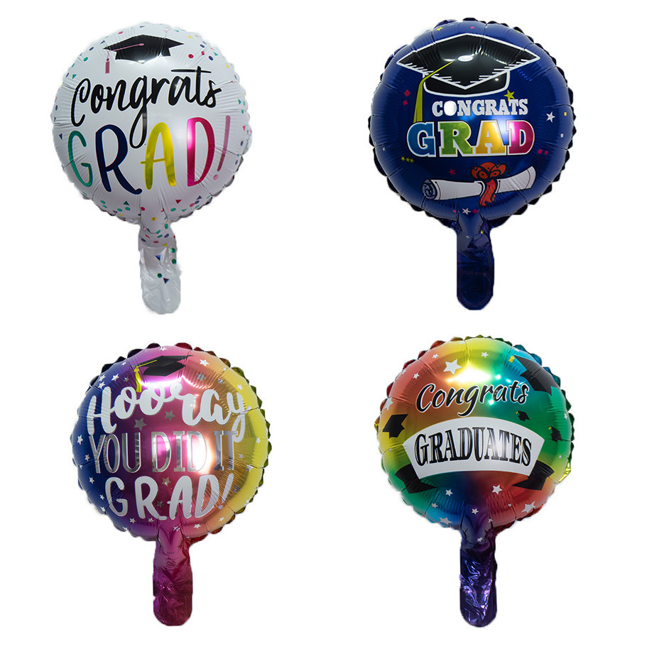 Graduation Congrats Graduate Grad 10 Inch Foil Balloon Party Decoration ...